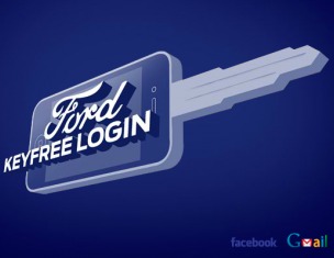 Ford KeyFree: Login into Facebook, Twitter & Gmail Faster than a blink